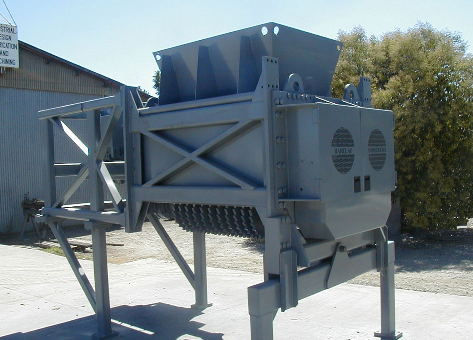 Barclay Secondary Tyre Shredder - Waste Initiatives