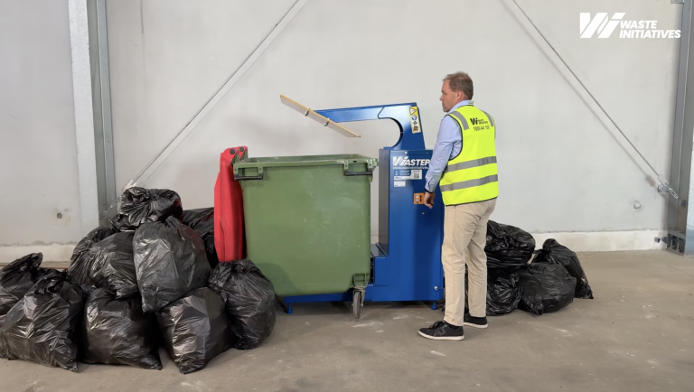 Wastepac 660/1100L Bin Press - Waste Initiatives