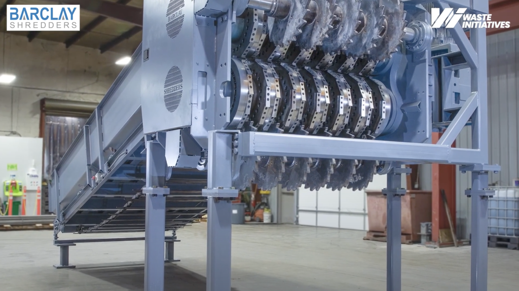 Barclay Primary Tyre Shredder - Waste Initiatives