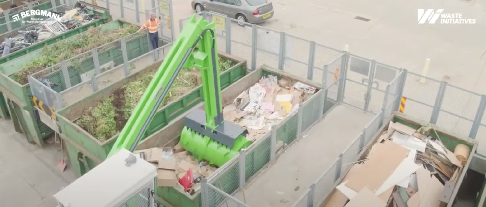 Bergmann RPM7700 Mobile Roll Packer - Waste Initiatives