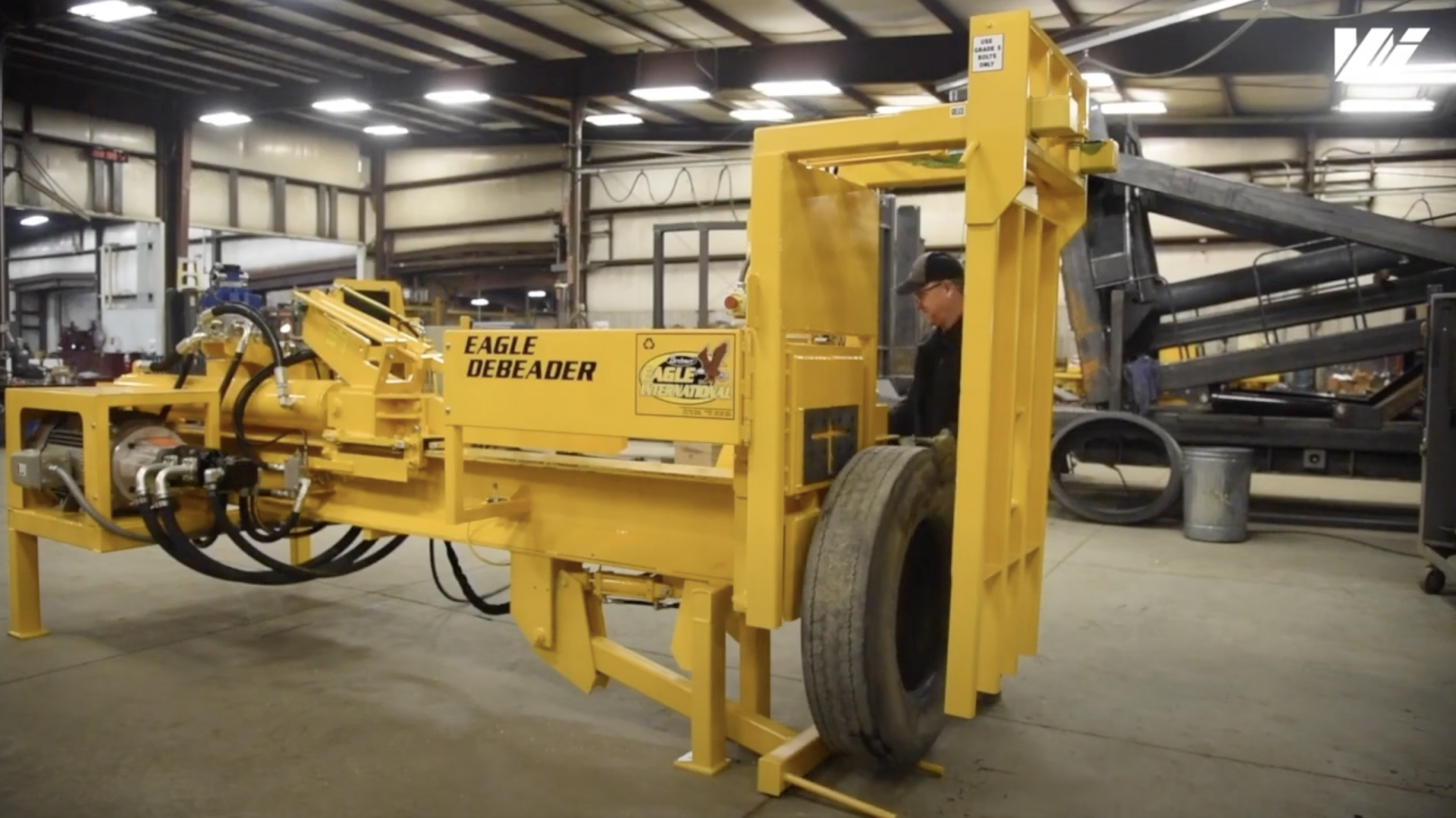 Eagle Tyre Debeader - Waste Initiatives