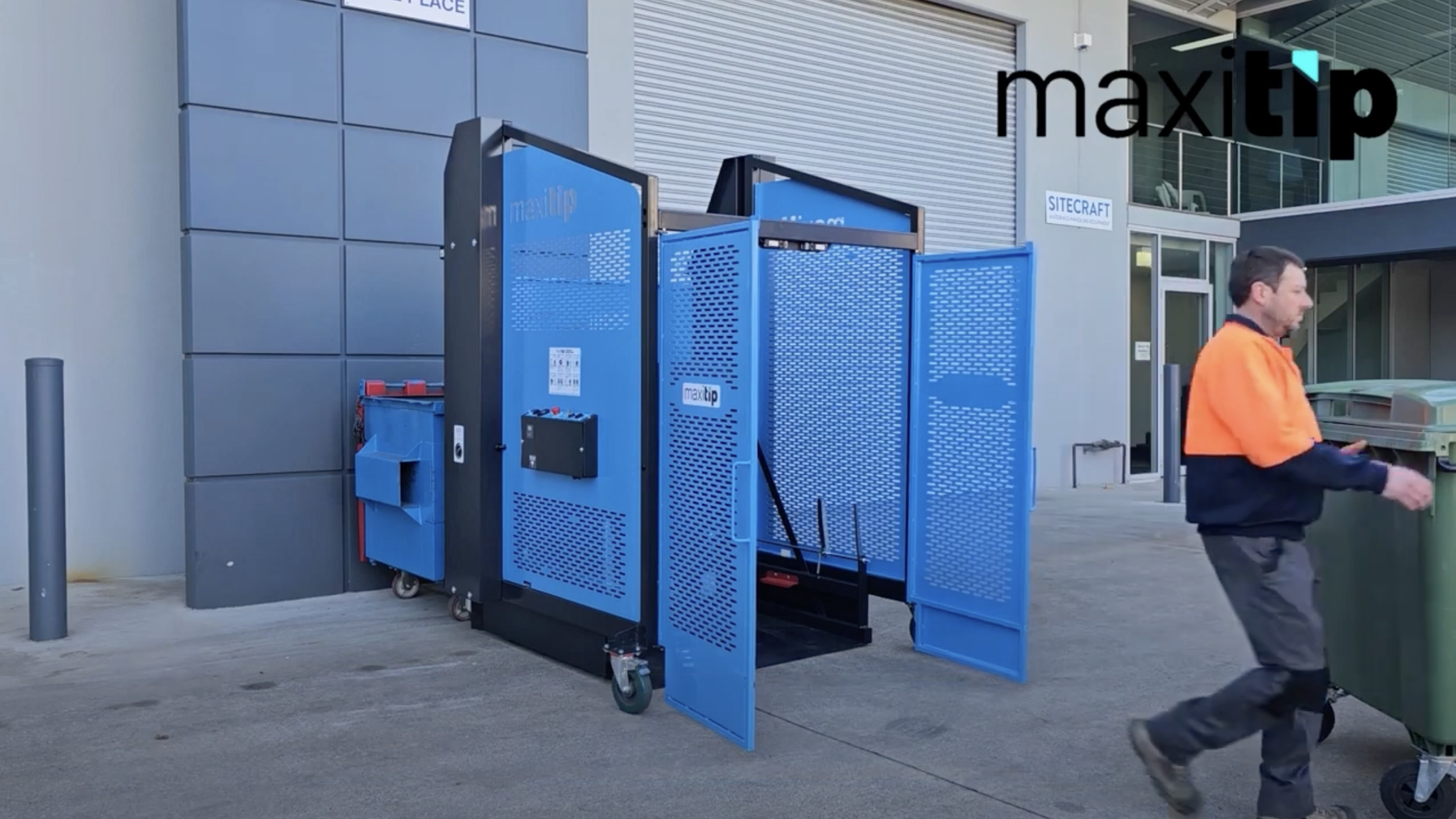 Maxitip Bin Tipper - Waste Initiatives