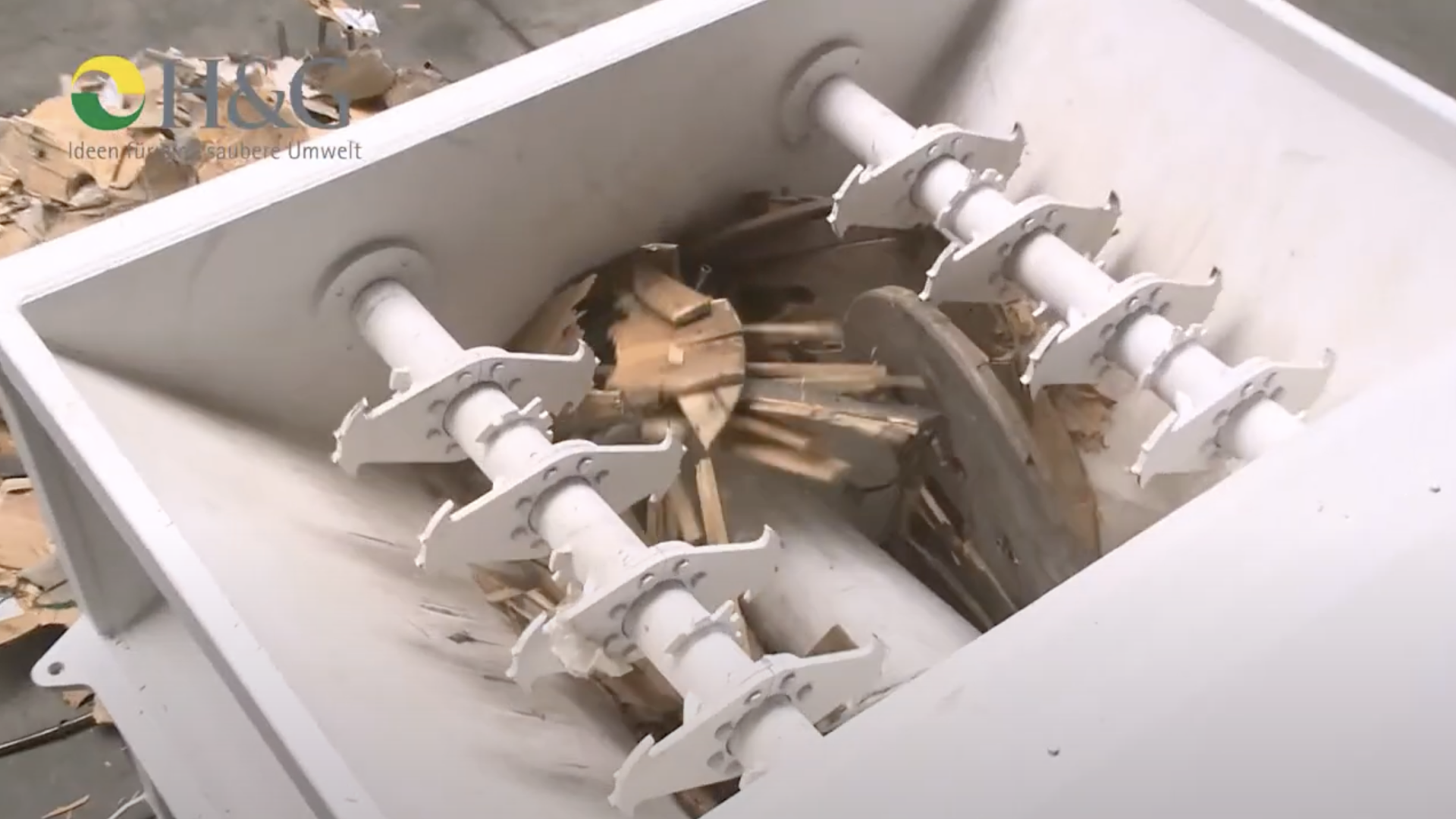 H&G Twin Auger Compactor - Waste Initiatives