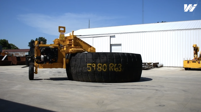 Eagle Tyre Punch Cutter - Waste Initiatives