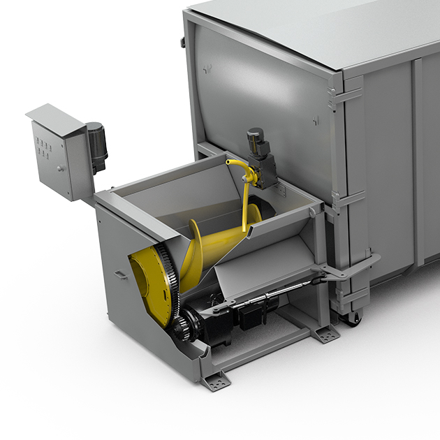 H&G Single Auger Compactor - Waste Initiatives