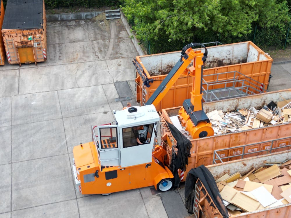 Bergmann RPM7700 Mobile Roll Packer - Waste Initiatives