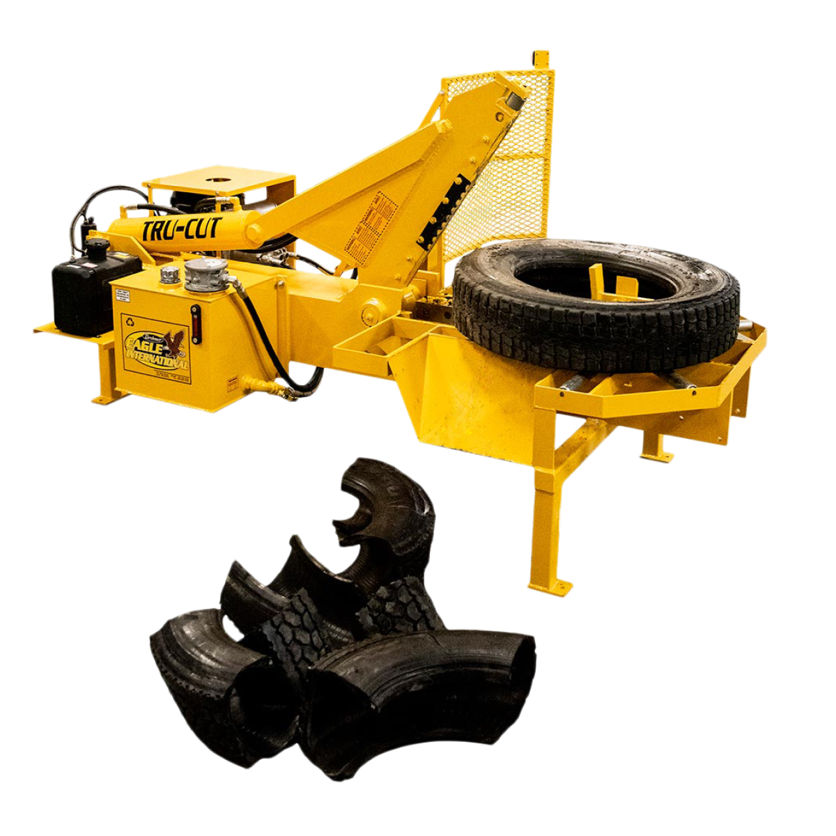 Eagle Tru-Cut Tyre Cutter - Waste Initiatives